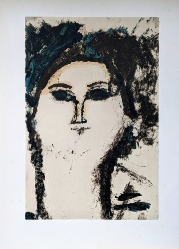 Amedeo Modigliani, Beatrice Hastings, Lithograph on Arches Vellum Paper ...