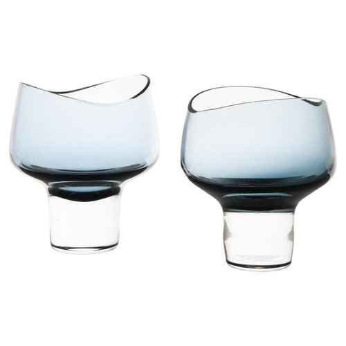 Glass Vases by Ernest Gordon, 1960s, Set of 2 for sale at Pamono