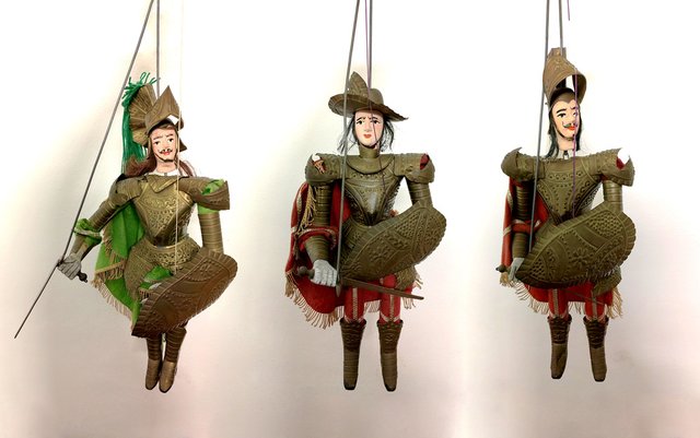 Sicilian Warriors Puppets, Italy, 1960s, Set of 3 for sale at Pamono
