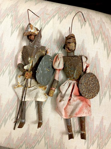 Sicilian Puppets, 19th Century, Set of 2 for sale at Pamono