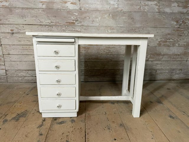 Vintage Writing Desk in Spruce and Plywood