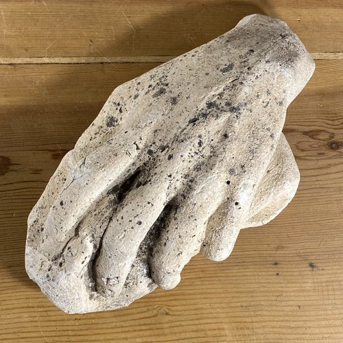 Stone Hand Sculpture, 1950s, Stone for sale at Pamono