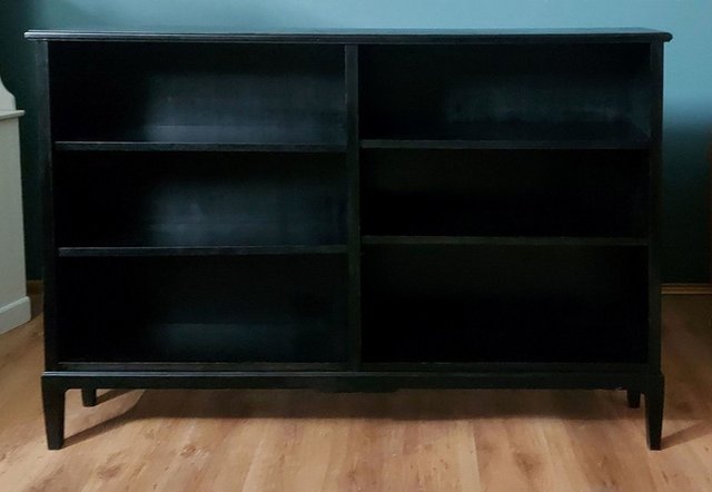 Art Deco Scandinavian Library in Ebony Frame, 1920s for sale at Pamono