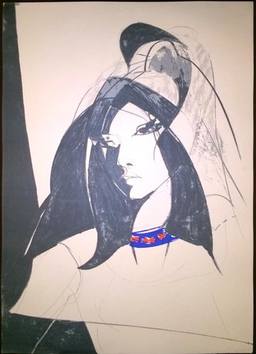 Sandro Trotti, Woman's Figure, Lithograph, 1980 for sale at Pamono