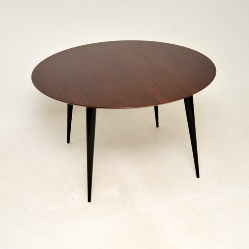 Vintage Round Dining Table, 1960s for sale at Pamono