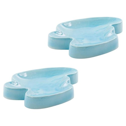 Small Lake Tropical Turquoise Trays by Pulpo, Set of 2 for sale at Pamono