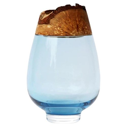 Aqua Frida Stacking Vase by Pia Wüstenberg for sale at Pamono