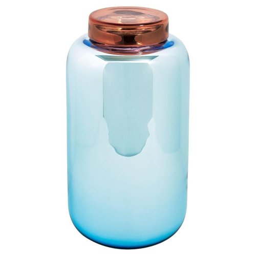 Container High Hellblaue Rote Vase von Pulpo bei Pamono kaufen Container High Hellblaue Rote Vase von Pulpo bei Pamono kaufen
