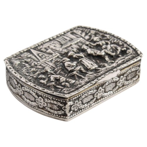 Antique Spanish Sterling Silver Snuff Box, 1900s for sale at Pamono
