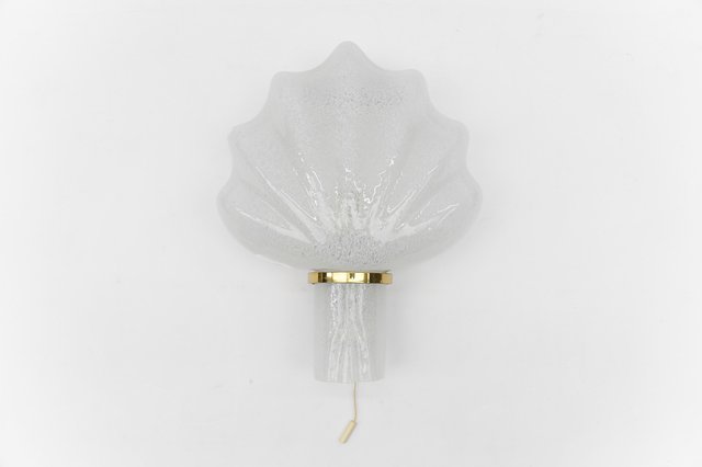 Greman Mussel Wall Lamp in Murano Glass from Doria Leuchten, 1960s for ...