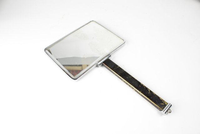 Vintage Art Deco Hand Mirror for sale at Pamono