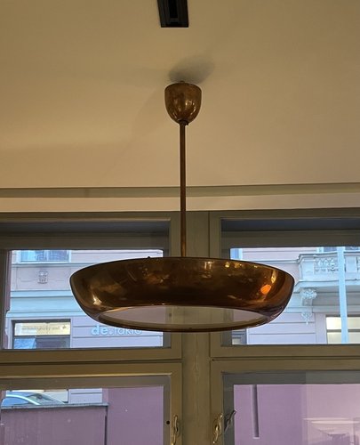 Deckenlampe Napako Kupfer, 1930er bei Pamono kaufen
