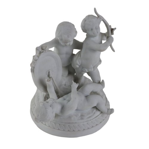Vintage Porcelain Cupid Figurine for sale at Pamono