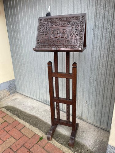 Medieval Wooden Double Lectern for sale at Pamono