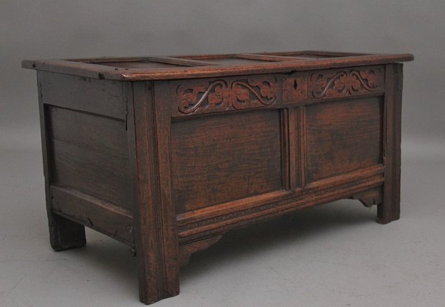 18th Century Oak Coffer, 1740s for sale at Pamono