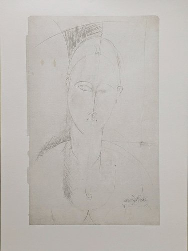 Amedeo Modigliani, Portrait of a Girl, Limited Edition Lithograph ...