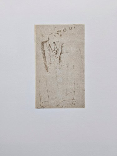 Amedeo Modigliani, Portrait of a Man-Modi, Limited Edition Lithograph ...