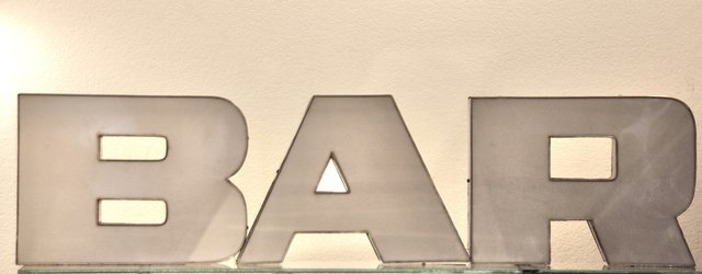 Art Deco Illuminated Spelling Bar Letters, 1930s, Set of 3 for sale at ...