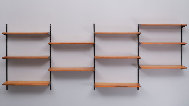 Skandinavisches Vintage Regal aus Kiefernholz von Pelly System, 1970er ...