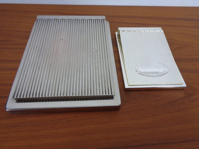 Silver Plated Notepads, Usa, 1960s, Set of 2 for sale at Pamono
