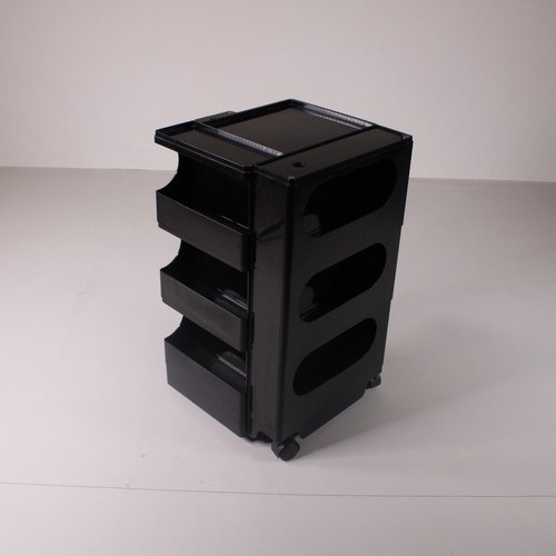 Schwarzer Boby Cart von Joe Colombo für Bieffeplast bei Pamono kaufen