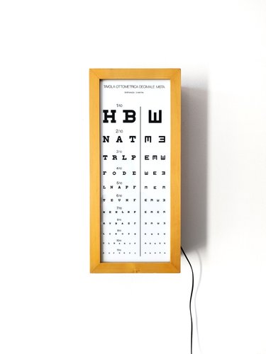 Luminous Optometric Table, 1970s for sale at Pamono