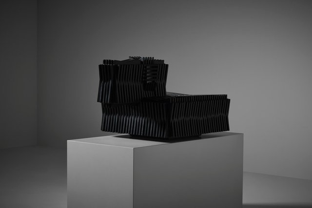 Edison Parra, Composizione cinetica astratta, anni '70, plastica e ...