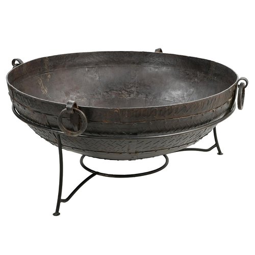 Large Wrought Iron Brazier for sale at Pamono