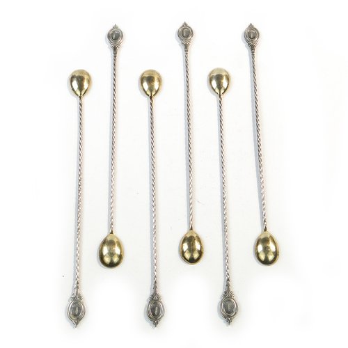 Vintage Cocktail Spoons from Prima, 1950s, Set of 6 for sale at Pamono