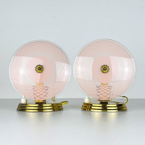 Nightside Table Lamps, Italy, 1950s, Set of 2 for sale at Pamono