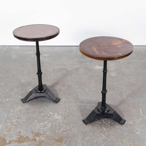 Bistro Gueridon Tables, Colmar, 1940s, Set of 2 for sale at Pamono