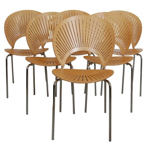 Trinidad Chairs by Nanna Ditzel, Set of 6 for sale at Pamono