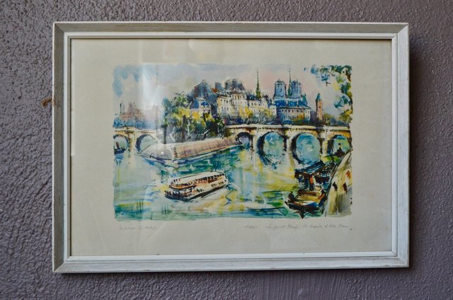 Marius Girard, Le Pont Neuf, Paris, 1950s, Lithograph, Framed for sale ...