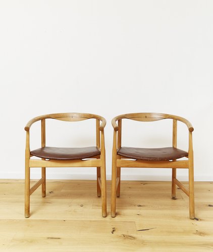 Set of PP203 First Chairs by Hans J. Wegner for PP Møbler, 1970s for ...