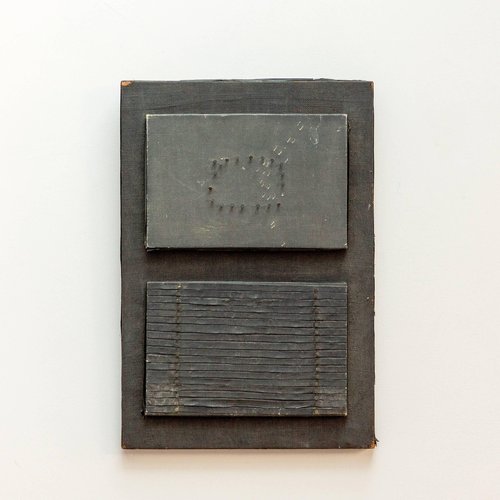 George Popperwell, Komposition, Öl- und Assemblage-Kunst bei Pamono kaufen