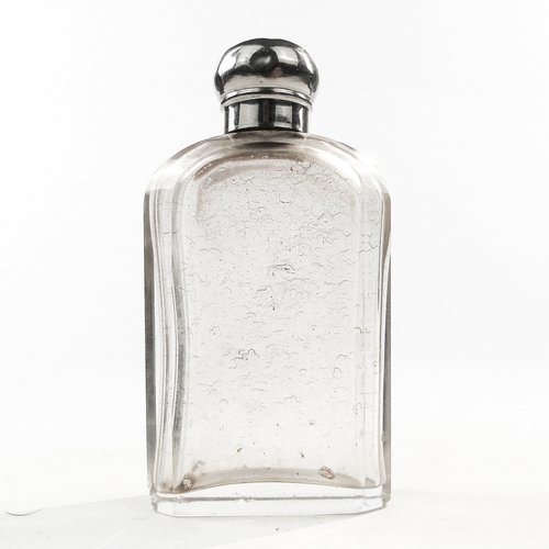 Art Deco Crystal Flask, France, 1930s for sale at Pamono