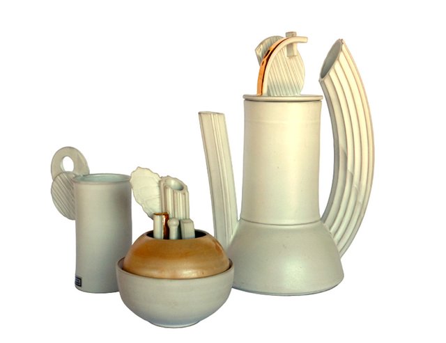 Mid-Century Dinnerware Set, 1980, Set of 3 for sale at Pamono