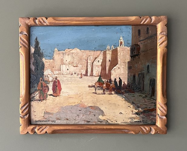 Johannes Van Der Bilt, Bethlehem, Church of Nativity, Oil Painting ...