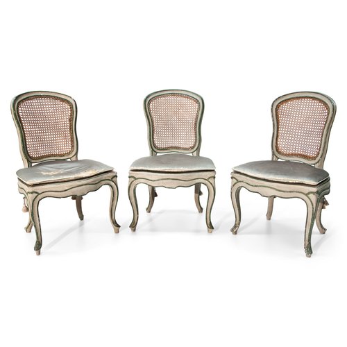 Louis Quinze Chairs, 1700s, Set of 3 for sale at Pamono