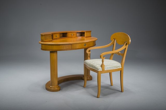 Biedermeier Frisiertisch & Sessel von Selva, Italien, 2er Set bei ...