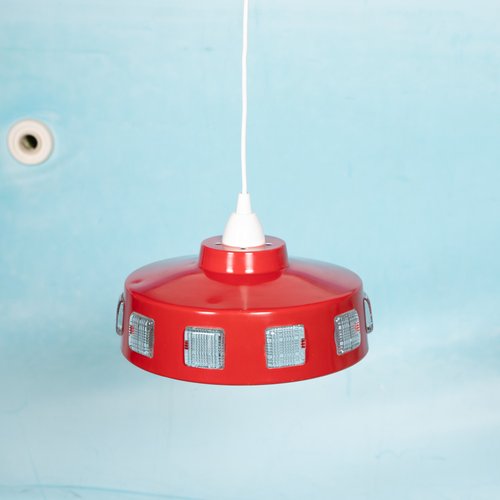 Space Age Danish Pendant With Glass From Lyskær Belysning 1960s For Sale At Pamono