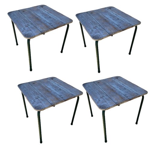 Vintage Industrial Bar Tables, Set of 4 for sale at Pamono