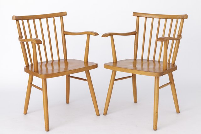 Set of Vintage German Chairs from Lübke, 1950s for sale at Pamono