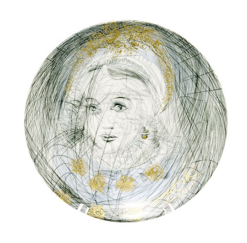 Gretchen de Faust Plate by Salvador Dali for Raynaud & Co., 1968 for ...
