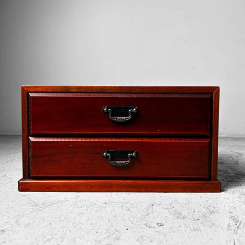 Small Japanese Wooden Box for sale at Pamono