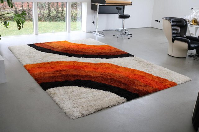 Vintage Space Age Rug by Panton, 1970s for sale at Pamono