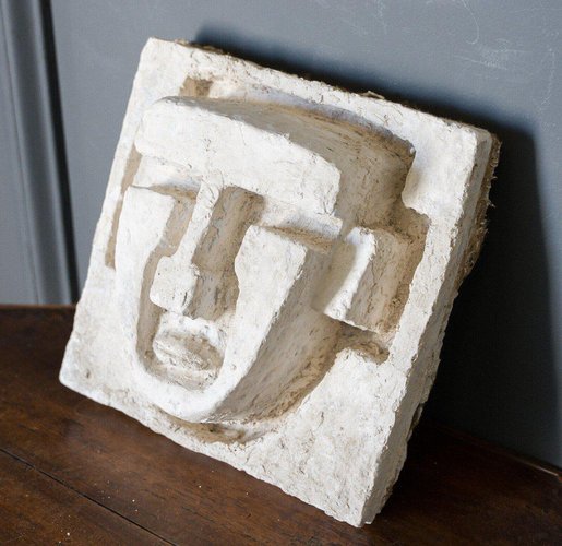 Artist's Studio Cube Face Plaster Sculpture, 1950 for sale at Pamono
