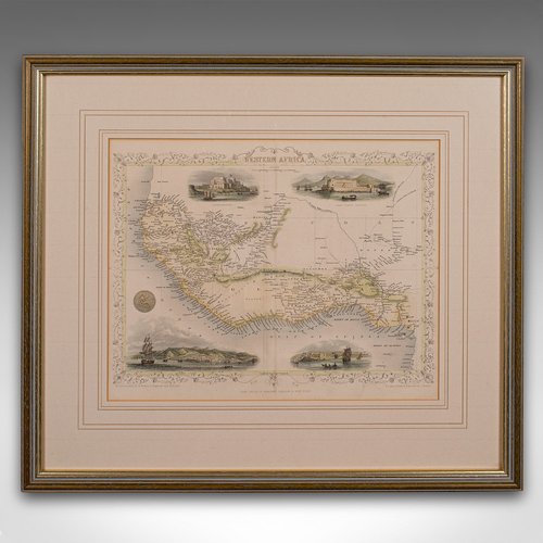 Antique Lithography Map for sale at Pamono
