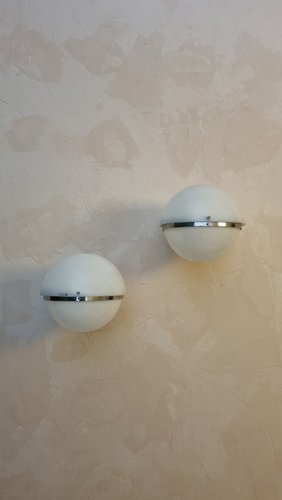 Wall Lights by Harvey Guzzini for Guzzini, 1969, Set of 2 for sale at ...