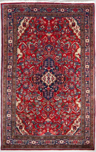 Vintage Middle Eastern Handwoven Sarugh Rug for sale at Pamono